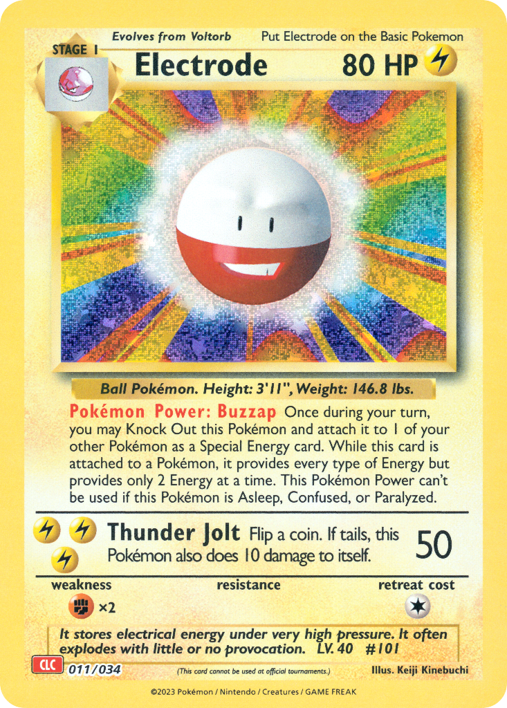 Electrode (Pokémon Trading Card Game Classic Charizard & Ho-Oh ex Deck 011) — Poképédia