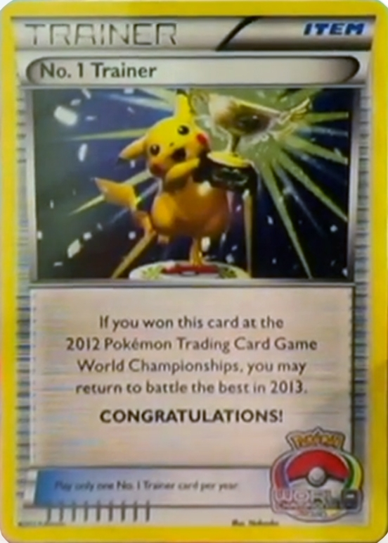 No. 1 Trainer (World Championships 2012) — Poképédia