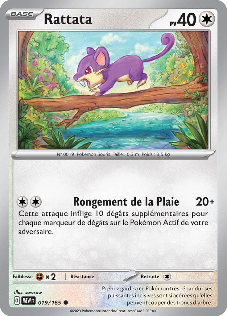 Rattata (Écarlate et Violet 151 019) — Poképédia