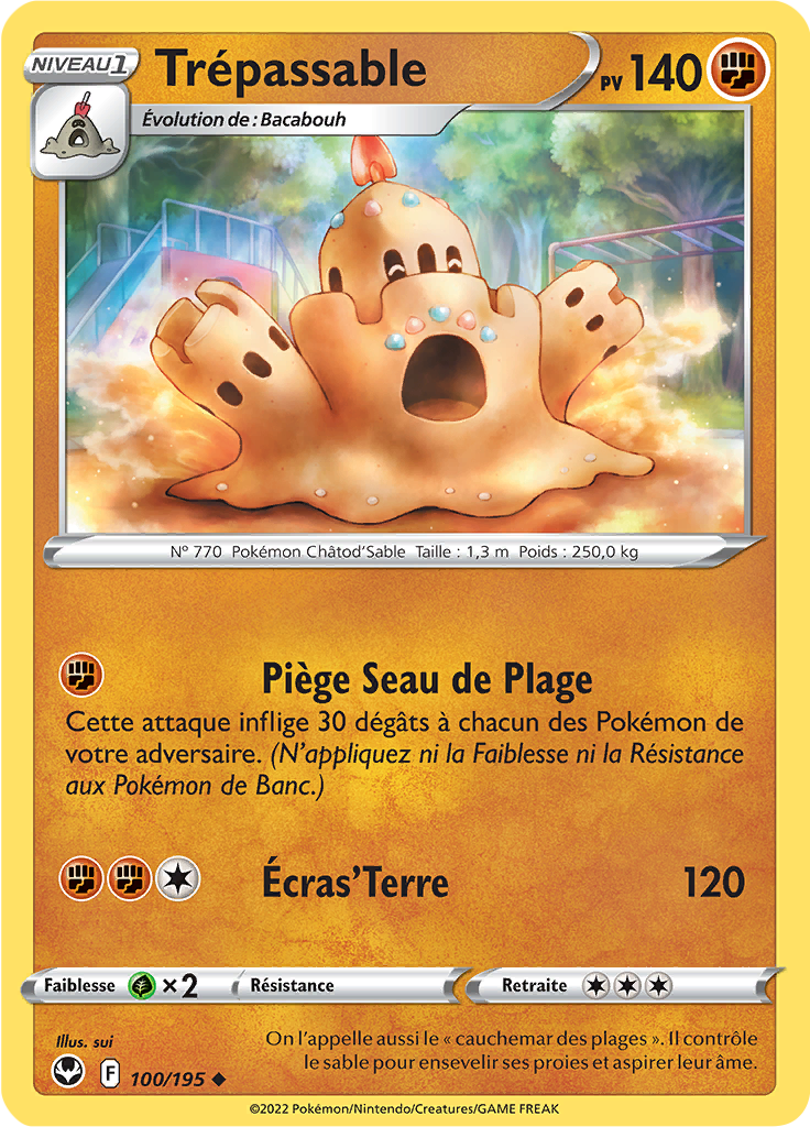 Trépassable (Épée et Bouclier Tempête Argentée 100) — Poképédia