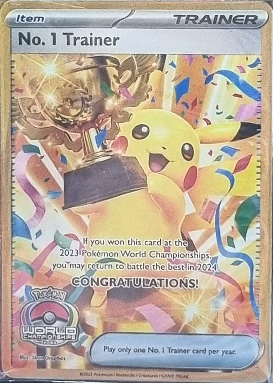 No. 1 Trainer (World Championships 2023) — Poképédia