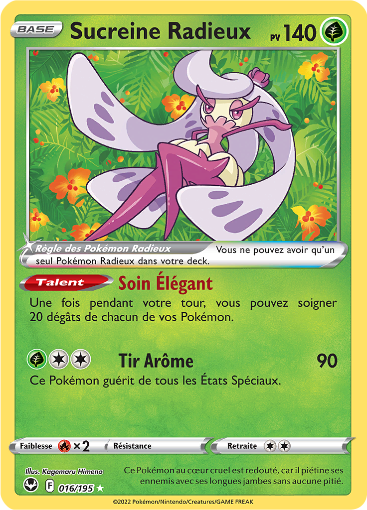 Sucreine Radieux (Épée et Bouclier Tempête Argentée 016) — Poképédia