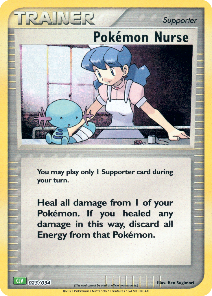 Pokémon Nurse (Pokémon Trading Card Game Classic Venusaur & Lugia ex ...