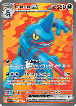 Coatox-ex (Écarlate et Violet 232) — Poképédia