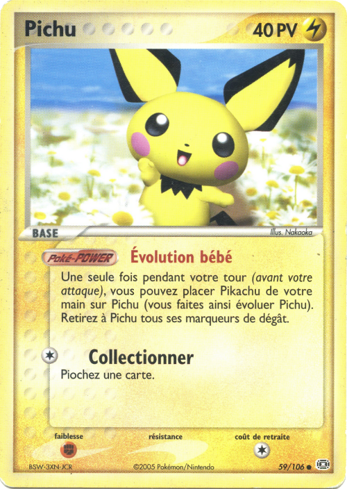 Pichu Ex Émeraude 59 — Poképédia