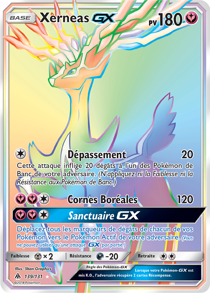 Xerneas-GX (Soleil et Lune Lumière Interdite 139) — Poképédia