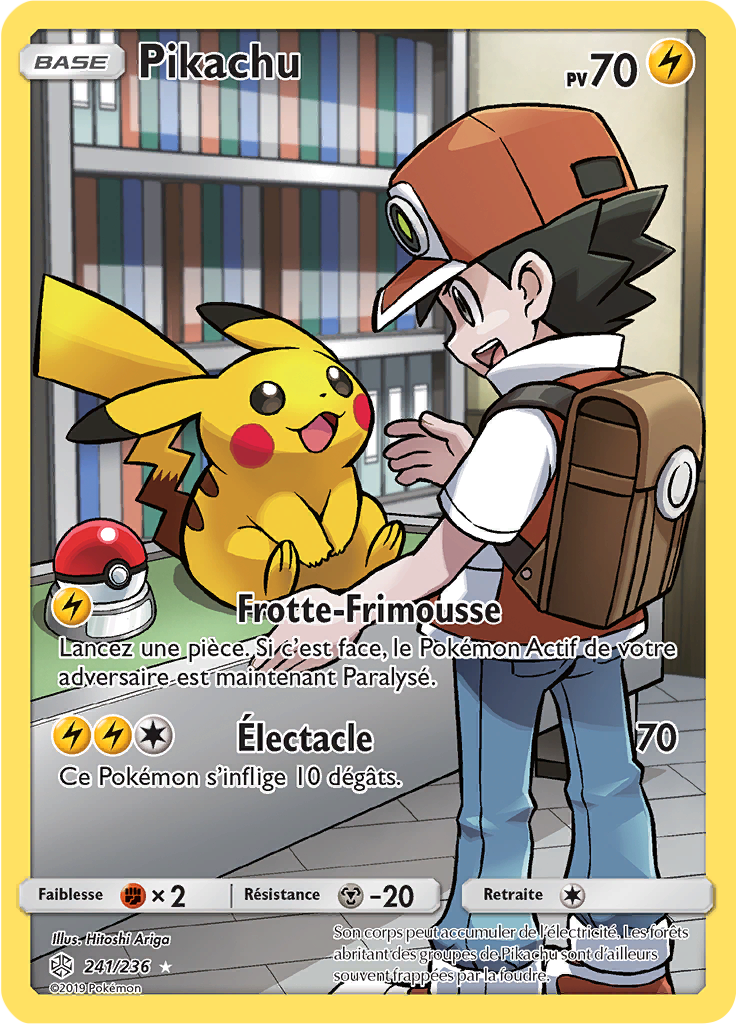 Pikachu (Soleil et Lune Éclipse Cosmique 241) — Poképédia