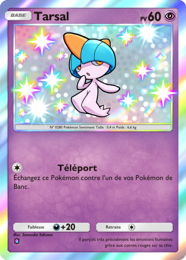 Tarsal (La Clairière d'Évoli 097) — Poképédia