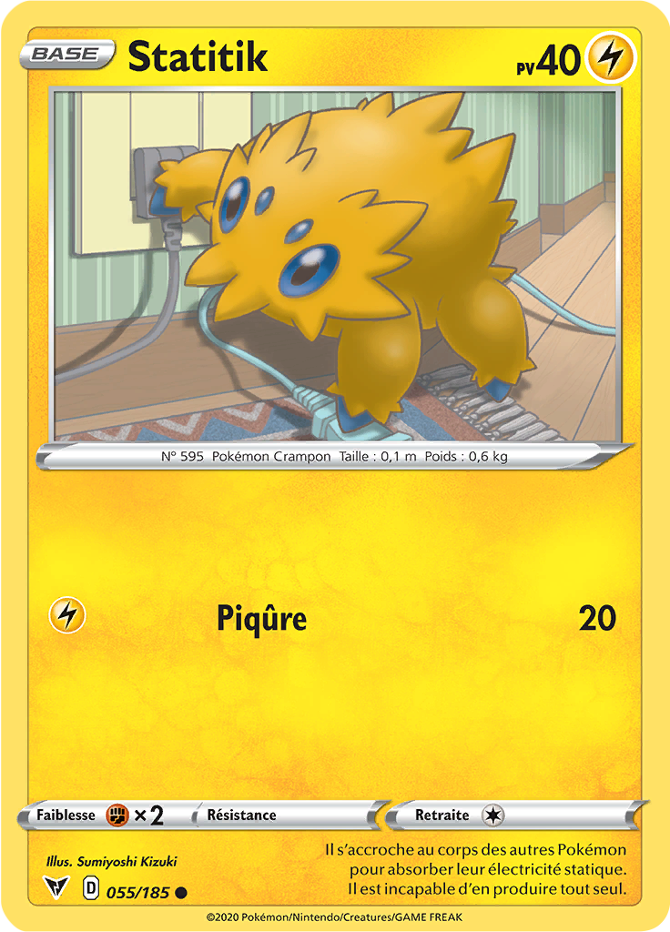 Statitik (Épée et Bouclier Voltage Éclatant 055) — Poképédia
