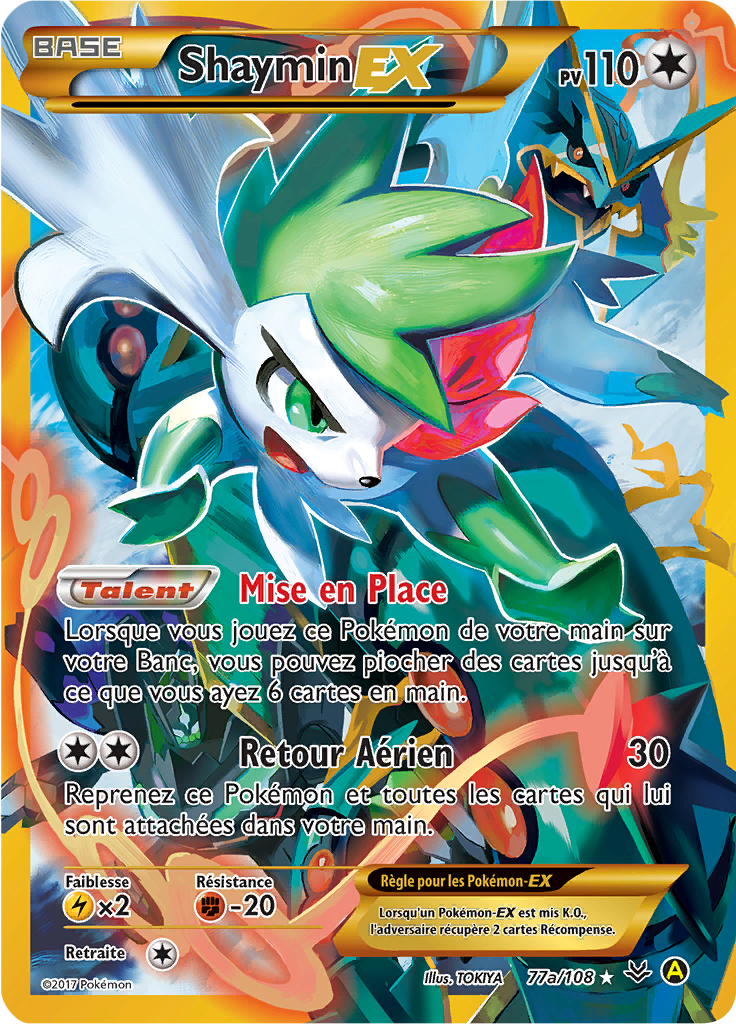 Shaymin-EX (XY Ciel Rugissant 77a) — Poképédia Shaymin-EX (XY Ciel Rugissant 77a) — Poképédia