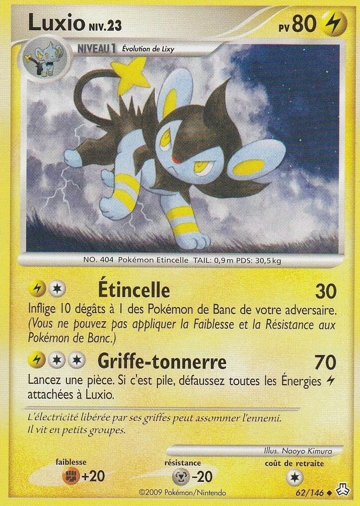 Luxio (Diamant & Perle Éveil des Légendes 62) — Poképédia