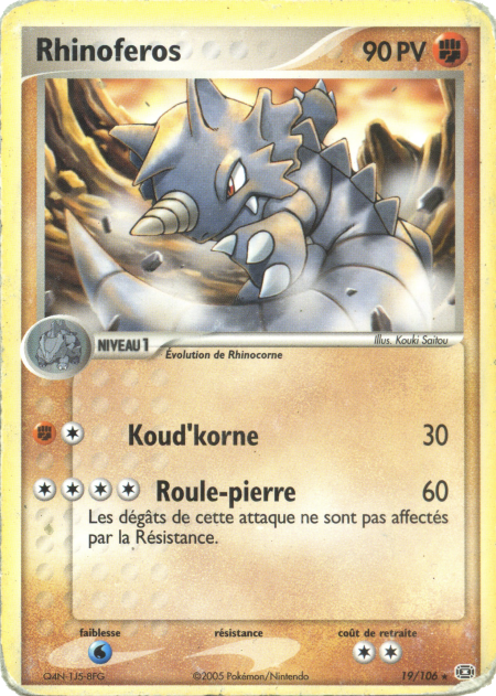 Rhinoferos Ex Émeraude 19 — Poképédia