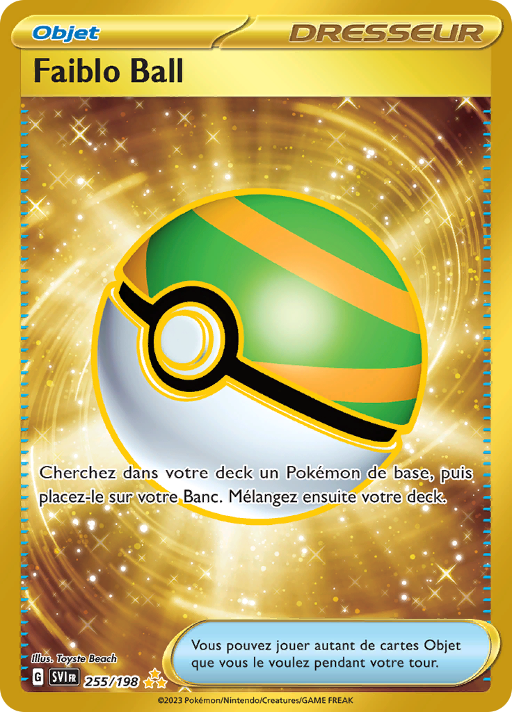 Faiblo Ball (Écarlate et Violet 255) — Poképédia
