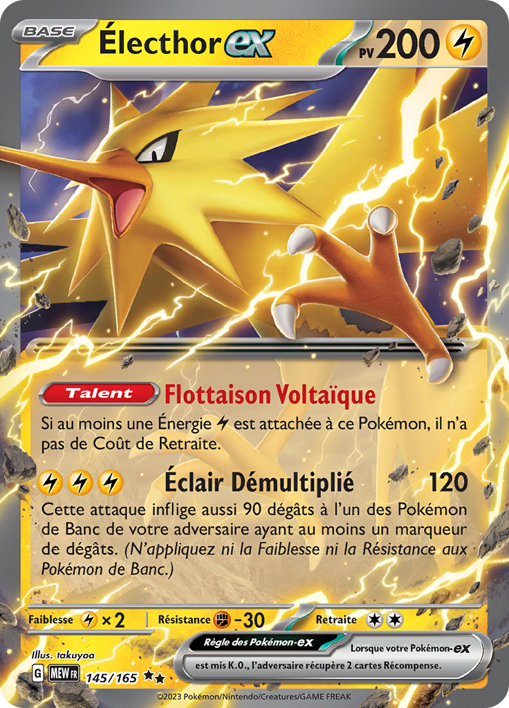 Électhor-ex (Écarlate et Violet 151 145) — Poképédia