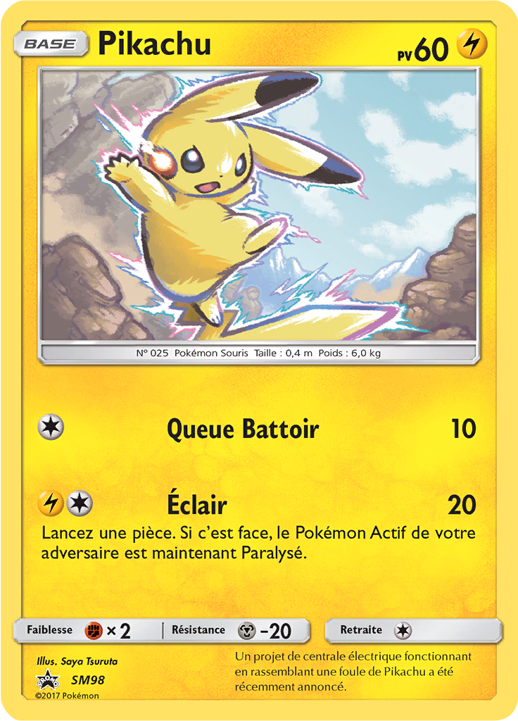 Pikachu (Promo SM 98) — Poképédia