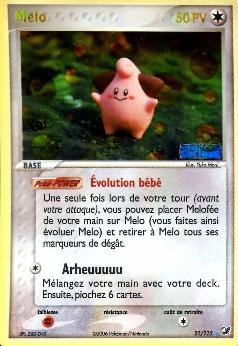 Melo (EX Forces Cachées 21) — Poképédia Melo (EX Forces Cachées 21) — Poképédia