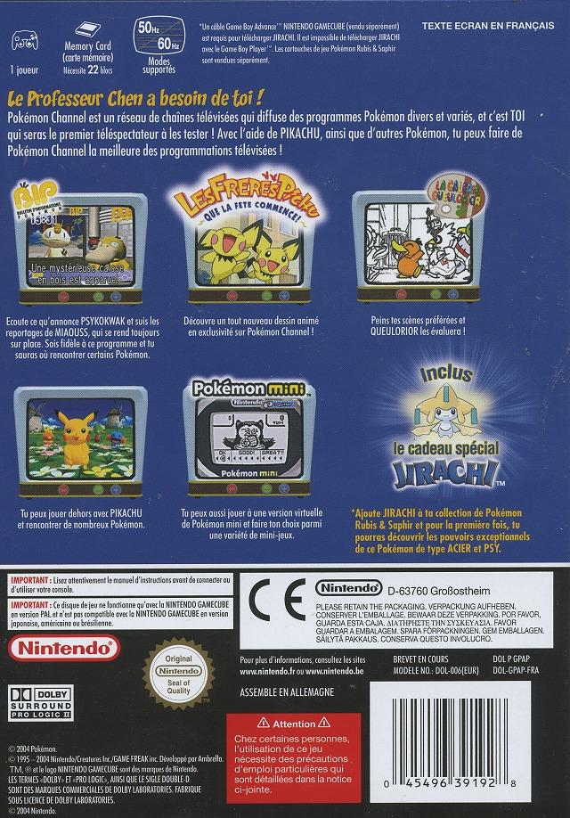 Fichier:Jaquette de Pokémon Channel (verso).png — Poképédia