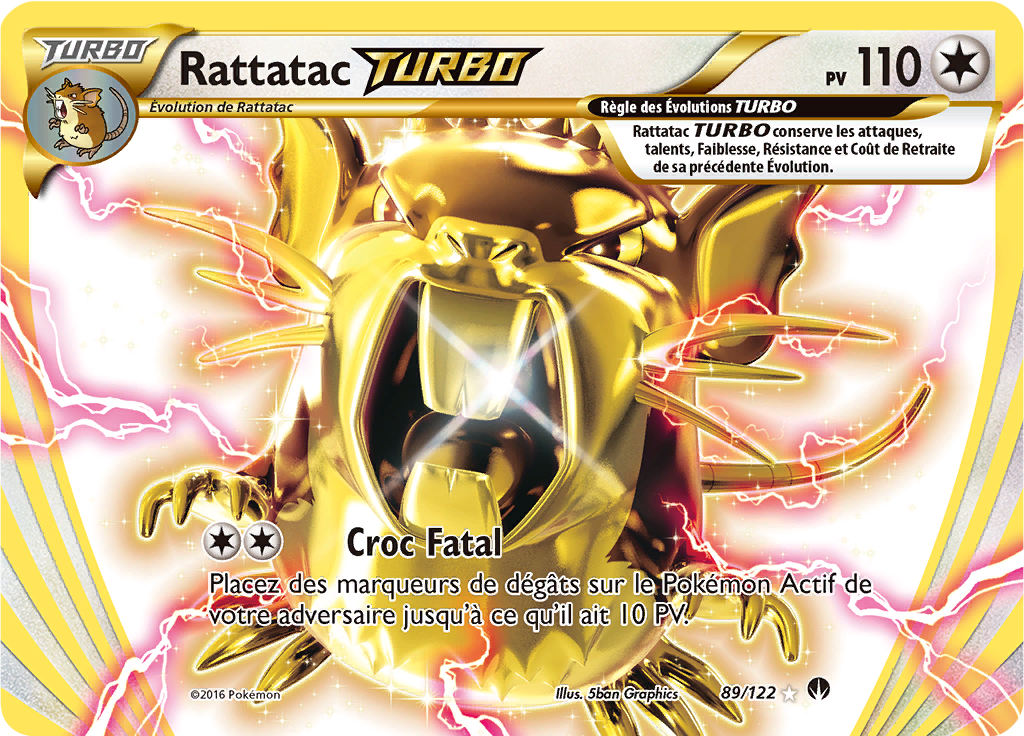 Rattatac TURBO (XY Rupture TURBO 89) — Poképédia