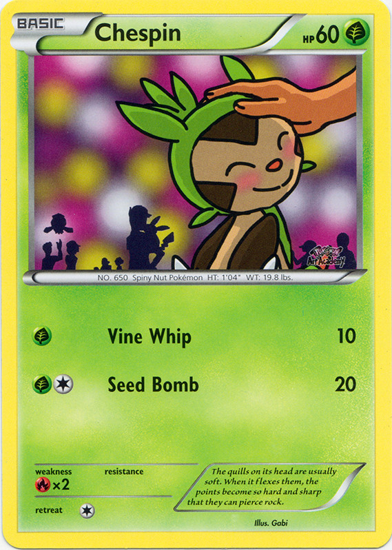 Chespin (Pokémon Art Academy Competition) — Poképédia
