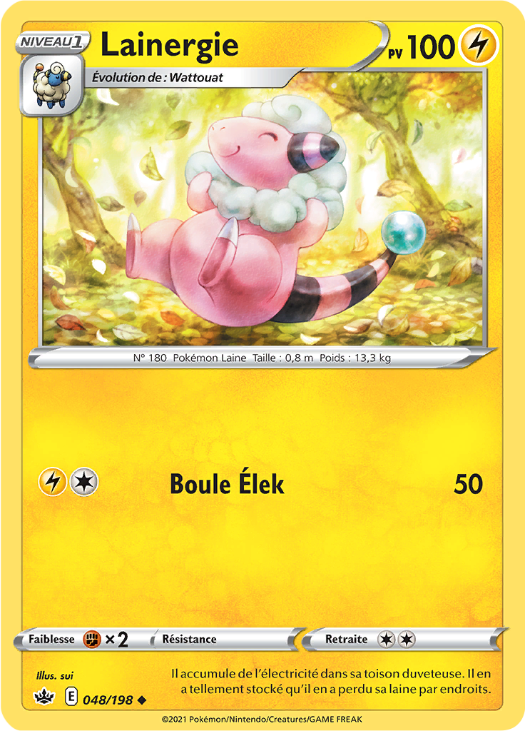 Lainergie (Épée et Bouclier Règne de Glace 048) — Poképédia