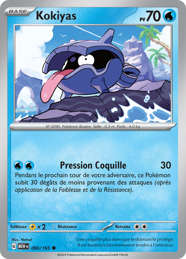 Kokiyas (Écarlate et Violet 151 090) — Poképédia