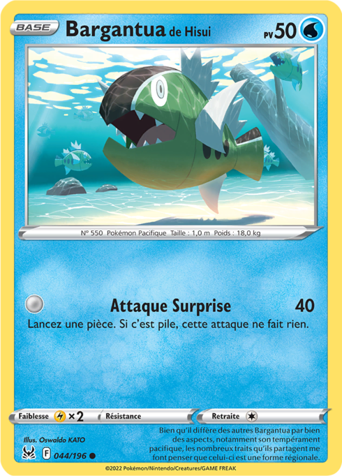 Bargantua de Hisui (Épée et Bouclier Origine Perdue 044) — Poképédia