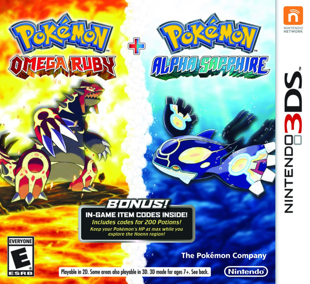 Fichier:Jaquette de Pokémon Rubis Oméga + Saphir Alpha (Bonus Potion ...