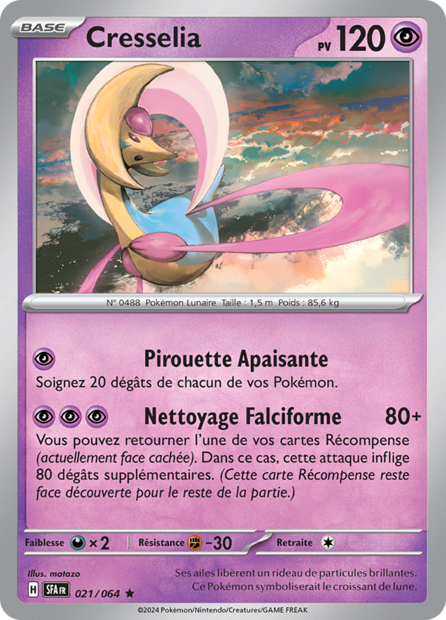 Cresselia (Écarlate et Violet Fable Nébuleuse 021) — Poképédia