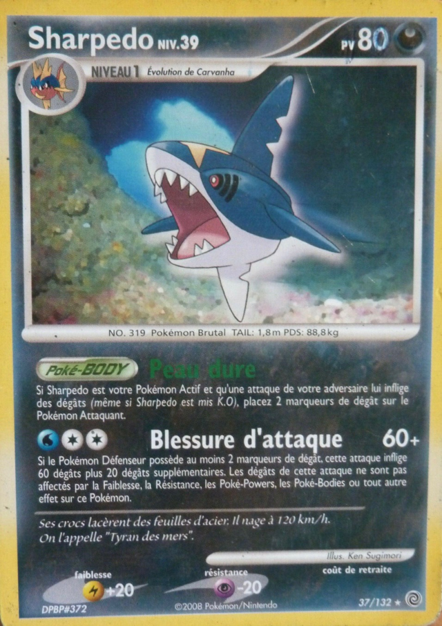 Sharpedo (Diamant & Perle Merveilles Secrètes 37) — Poképédia