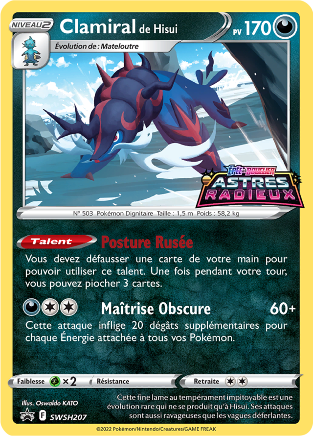 Clamiral de Hisui (Promo SWSH 207) — Poképédia