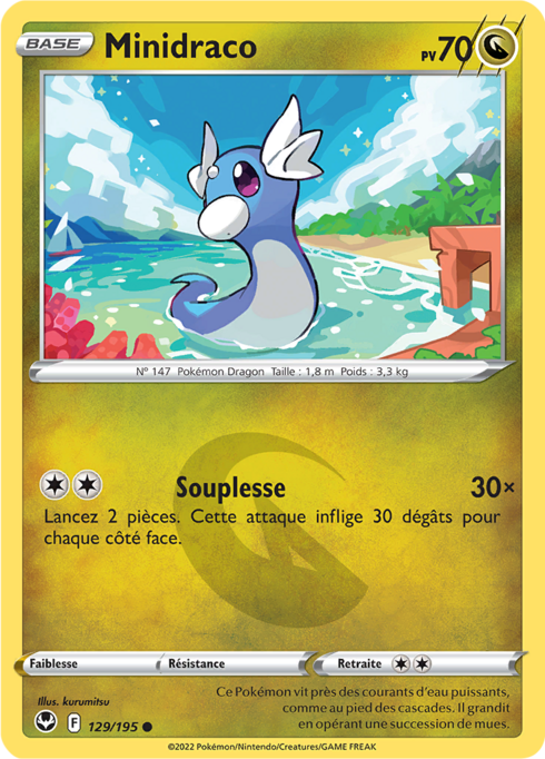 Minidraco (Épée et Bouclier Tempête Argentée 129) — Poképédia