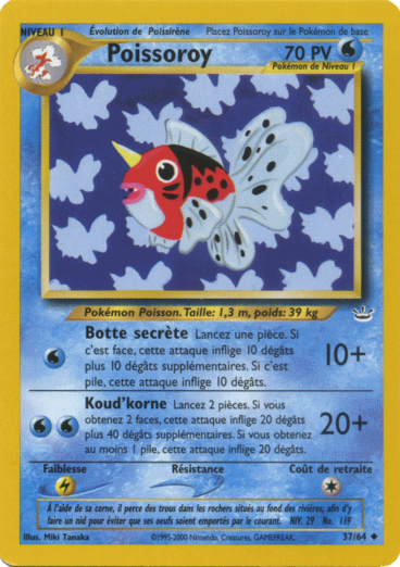 Poissoroy (Neo Revelation 37) — Poképédia