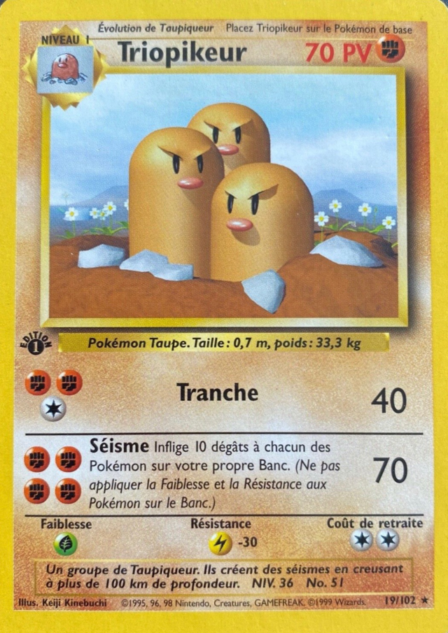 Triopikeur (Set de Base 19) — Poképédia