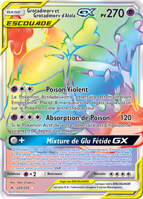 Grotadmorv et Grotadmorv d'Alola-GX (Soleil et Lune Alliance ...