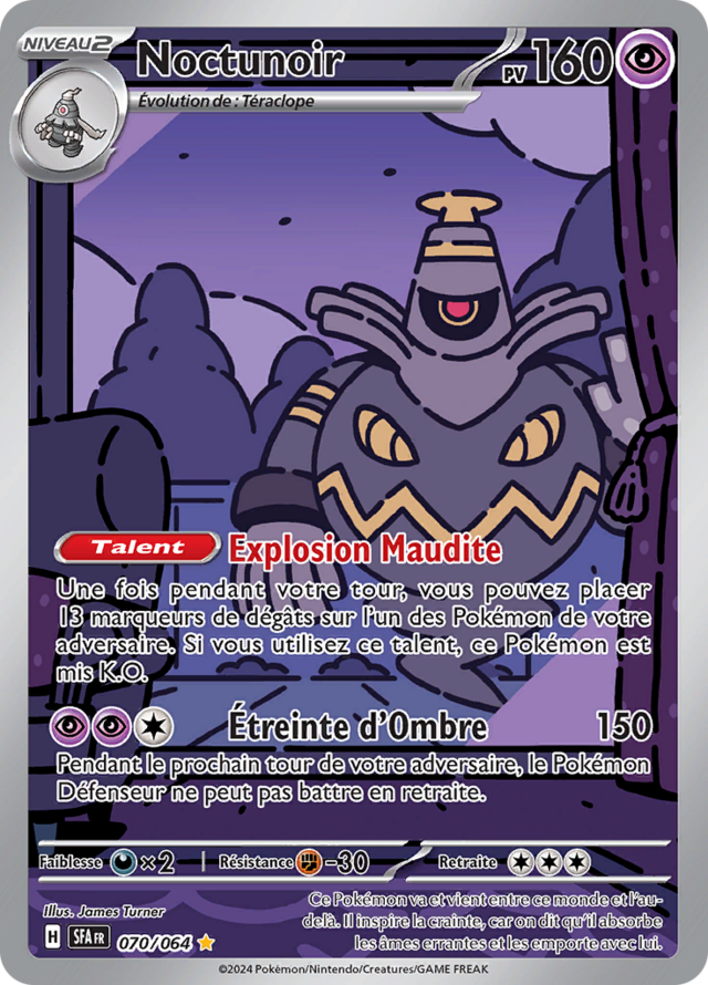 Noctunoir (Écarlate et Violet Fable Nébuleuse 070) — Poképédia