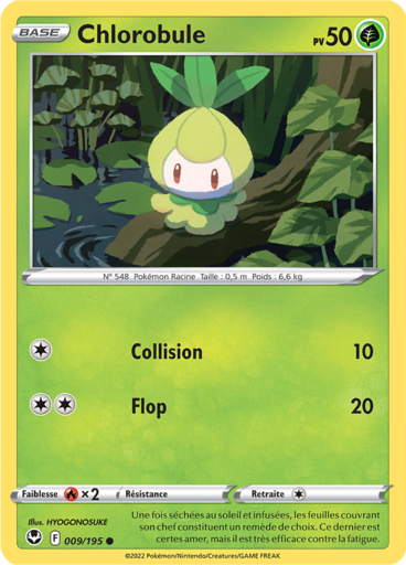 Chlorobule (Épée et Bouclier Tempête Argentée 009) — Poképédia