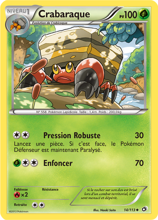 Crabaraque (Noir & Blanc Trésors Légendaires 14) — Poképédia