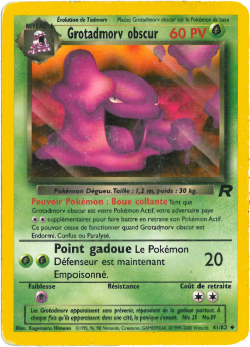 Grotadmorv obscur (Team Rocket 41) — Poképédia