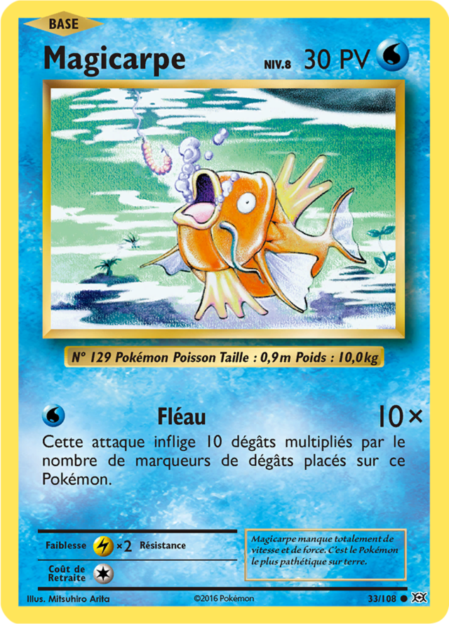 Magicarpe (XY Évolutions 33) — Poképédia