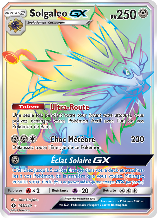 Solgaleo-GX (Soleil et Lune 155) — Poképédia