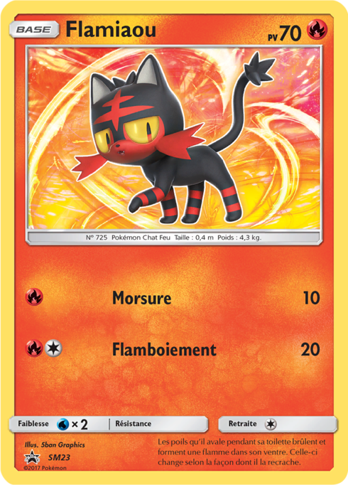 Flamiaou (Promo SM 23) — Poképédia