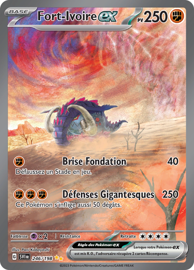Fort-Ivoire-ex (Écarlate et Violet 246) — Poképédia