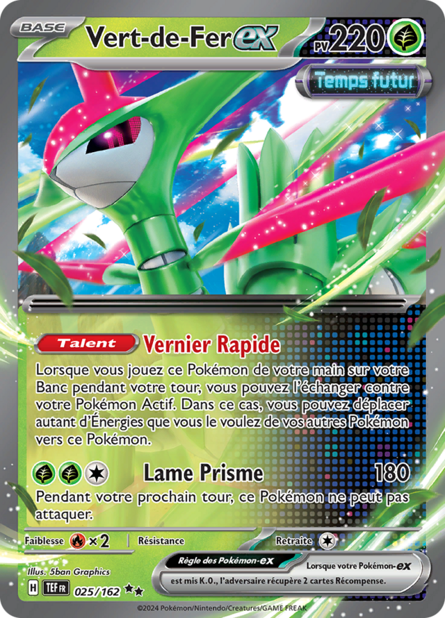 Vert-de-Fer-ex (Écarlate et Violet Forces Temporelles 025) — Poképédia