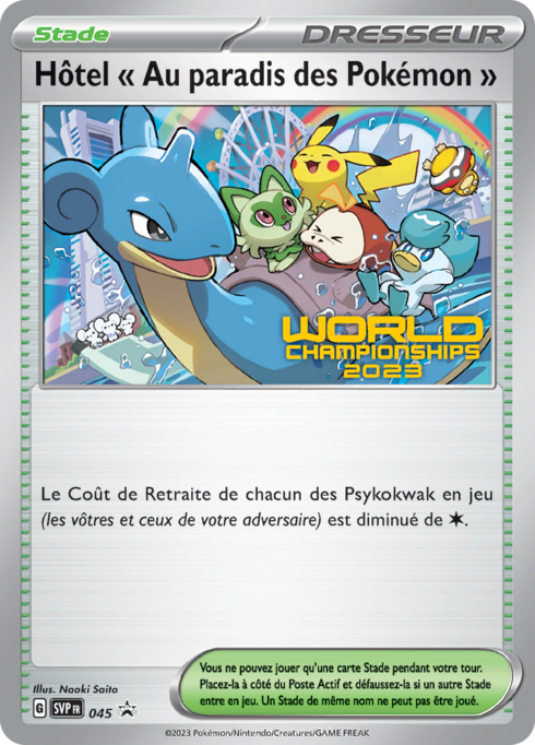 Hôtel « Au paradis des Pokémon » (Promo SV 045) — Poképédia