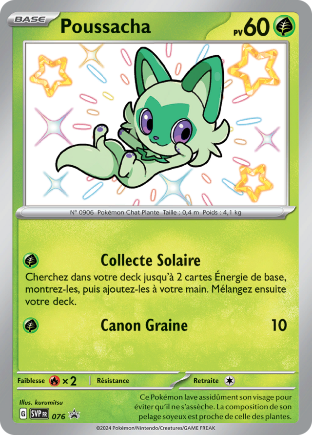 Poussacha (Promo SV 076) — Poképédia