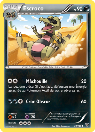 Escroco (XY 70) — Poképédia