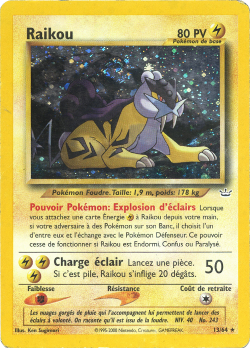 Raikou (Neo Revelation 13) — Poképédia