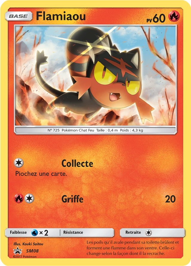 Flamiaou (Promo SM 08) — Poképédia