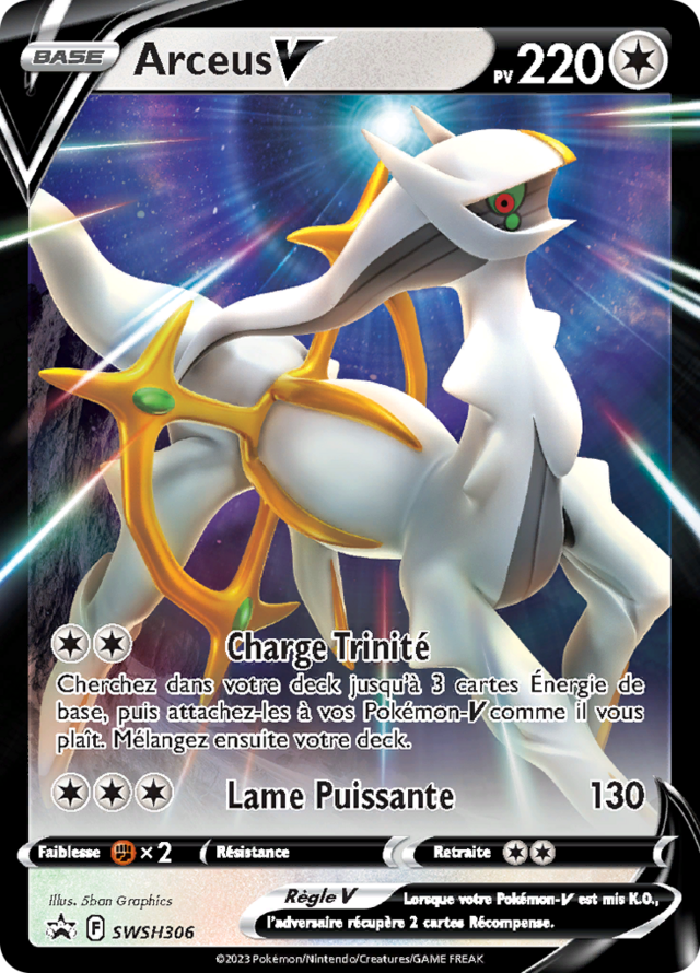 Arceus-V (Promo SWSH 306) — Poképédia