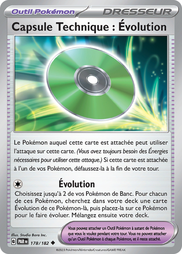Capsule Technique : Évolution (Écarlate et Violet Faille Paradoxe 178) — Poképédia